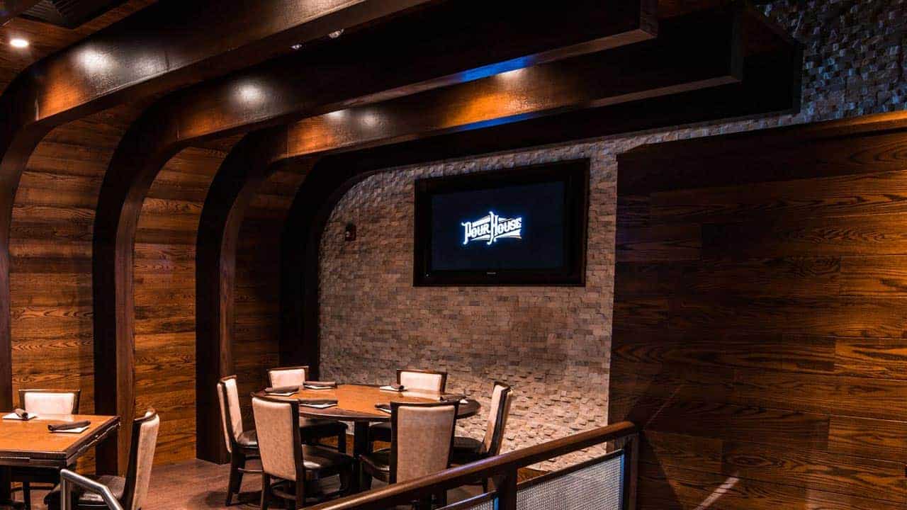 Chiseled Silver Alabaster Counter Restaurant - Realstone Systems