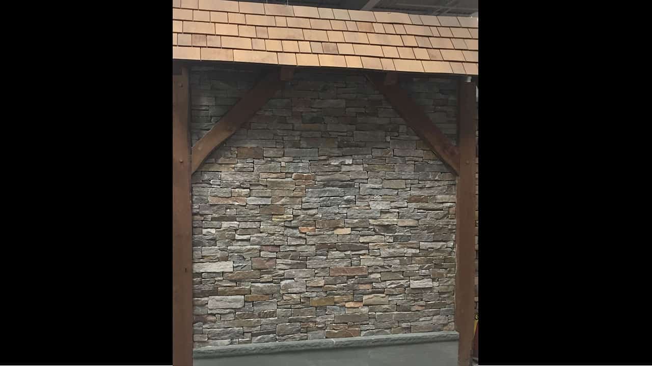 Estate Stone Greystone Gold Accent Wall - Realstone Systems