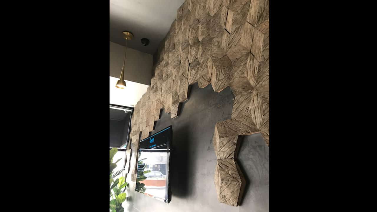 Hive Barnwood Tile Commercial Interior - Realstone Systems