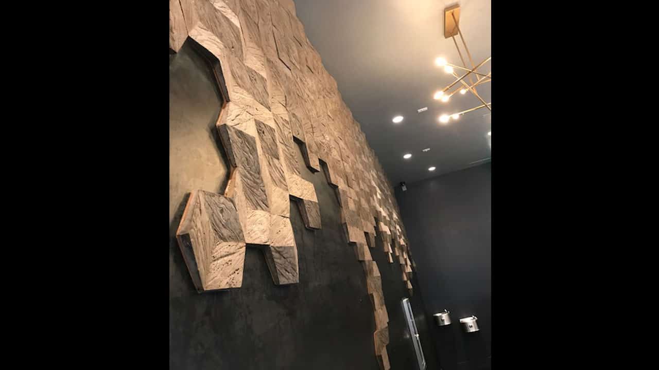 Hive Barnwood Tile Commercial Interior - Realstone Systems