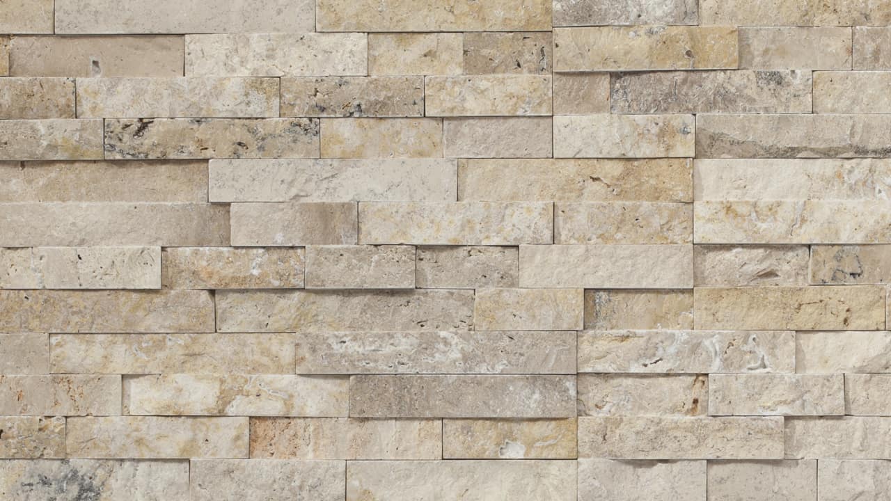Latte Ledgestone Fireplace - Realstone Systems