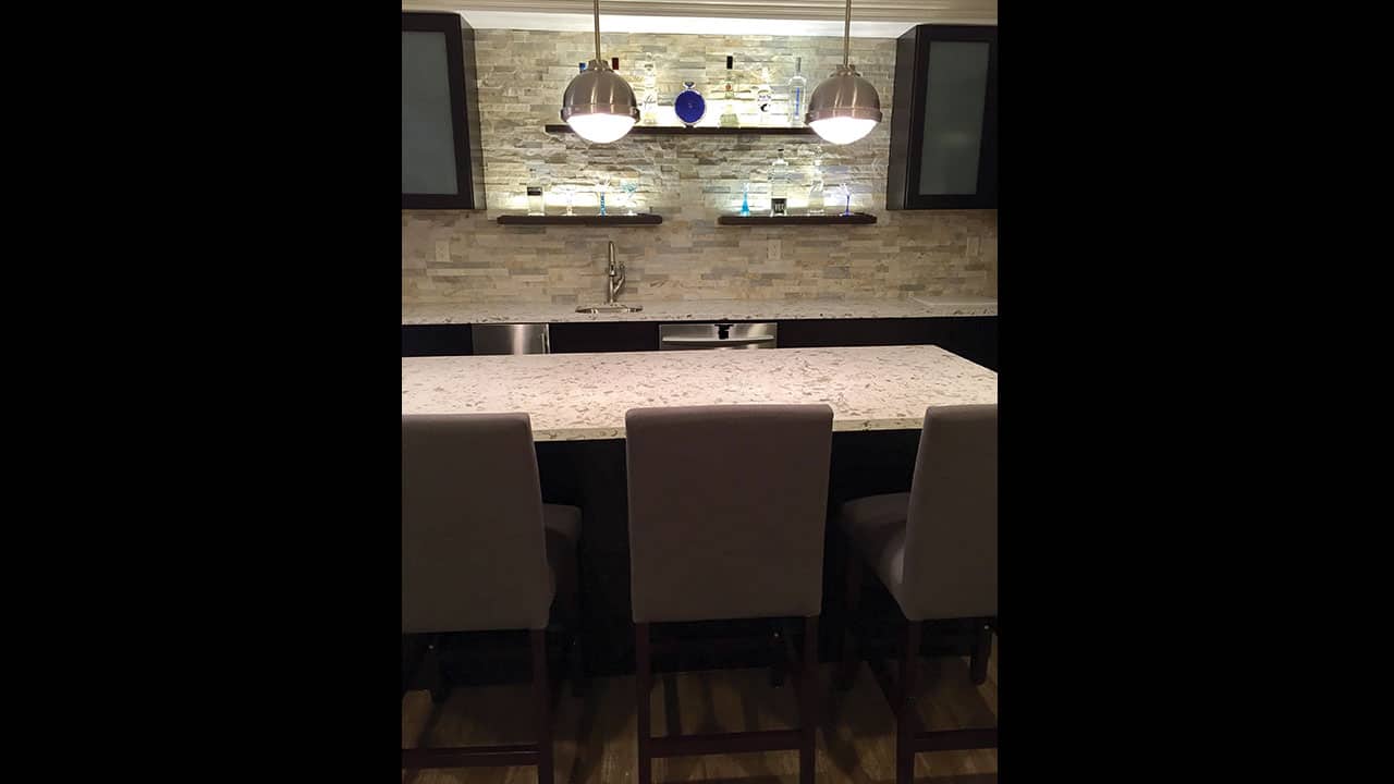 Silver Alabaster Shadowstone Bar - Realstone Systems