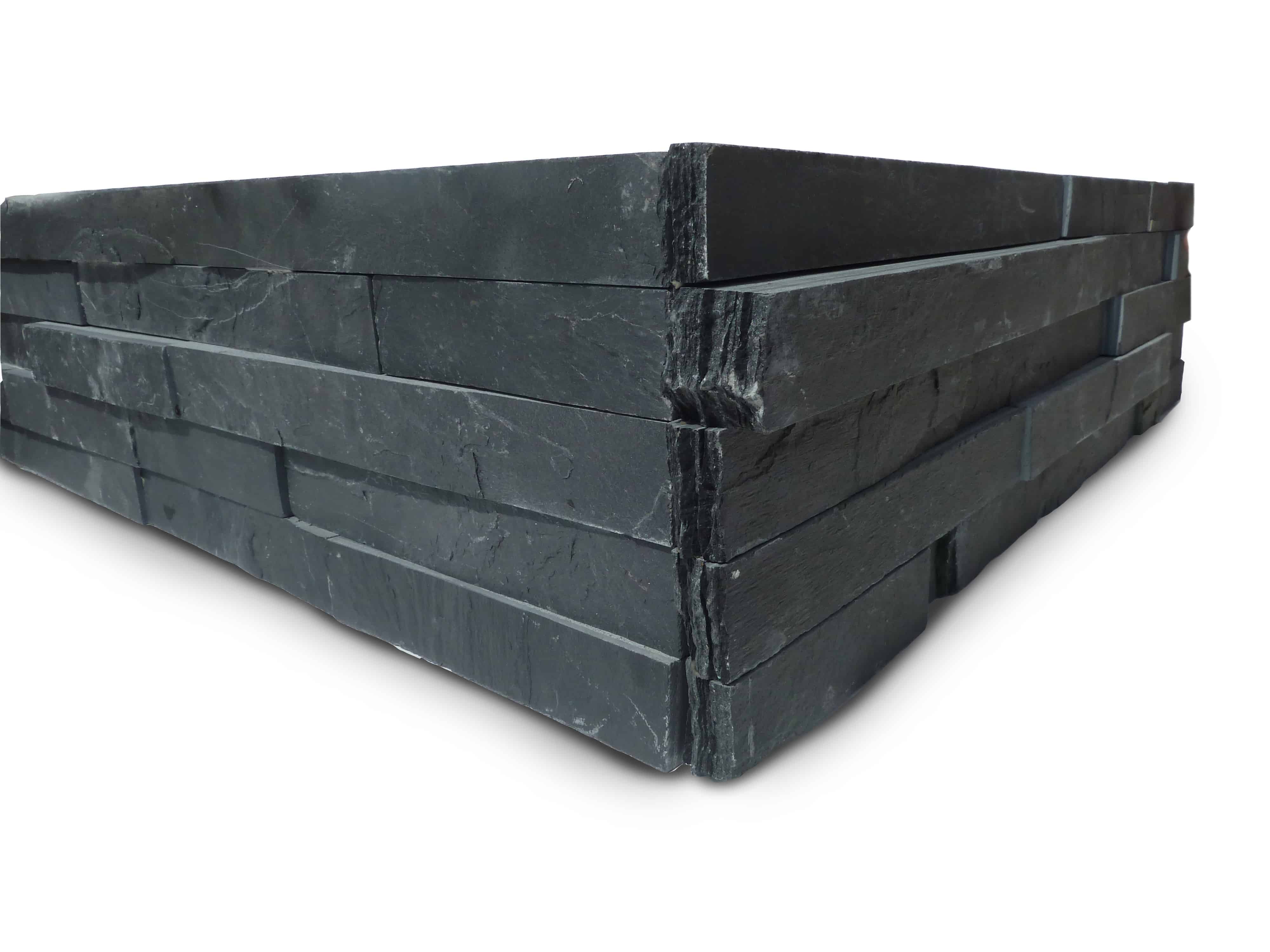Charcoal Shadowstone End - Realstone Systems