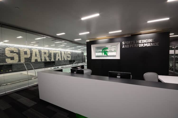 The Michigan State University Sports Medicine and Performance facility ...