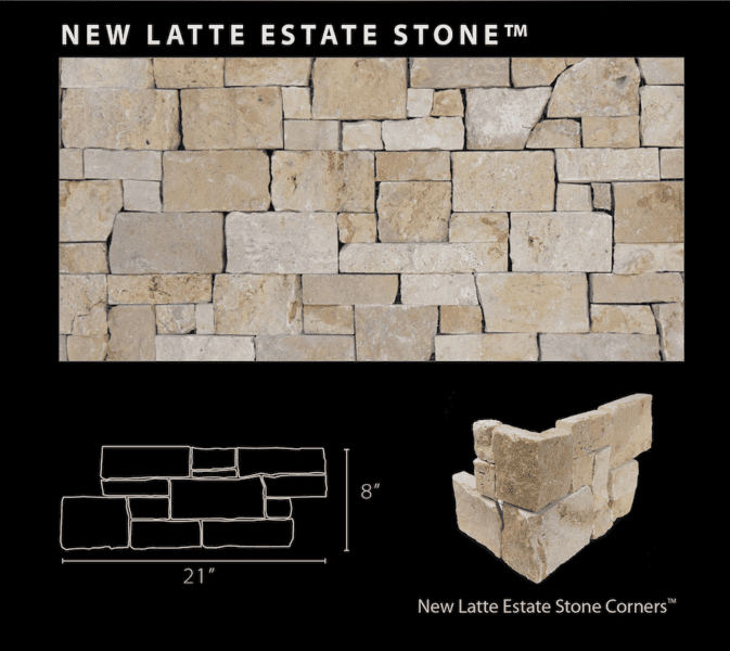 latte estate stone natural stone