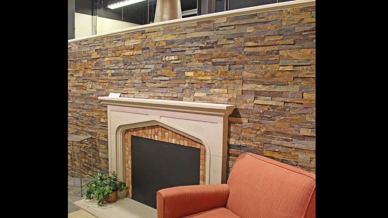 Terracotta Shadowstone Fireplace - Realstone Systems
