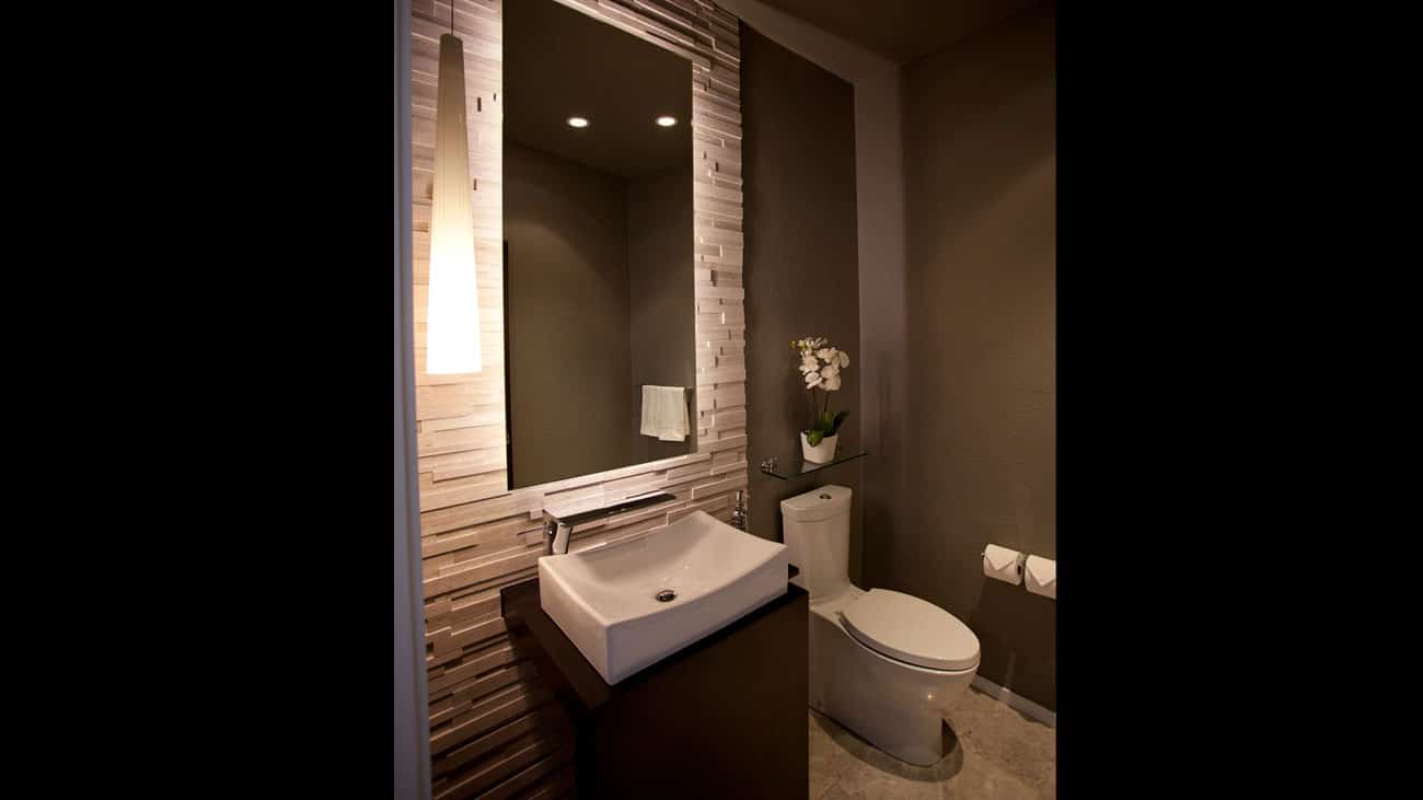 White Birch Honed Powder room - Realstone Systems