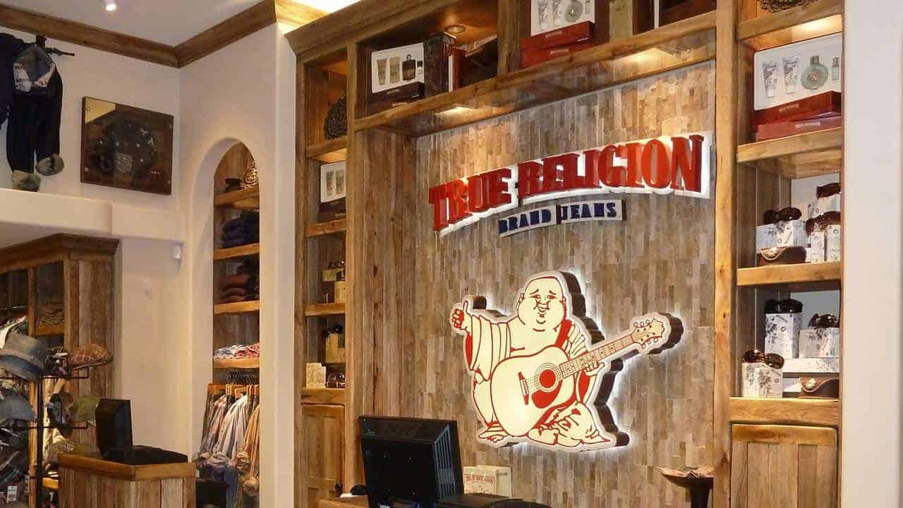 True Religion Sign