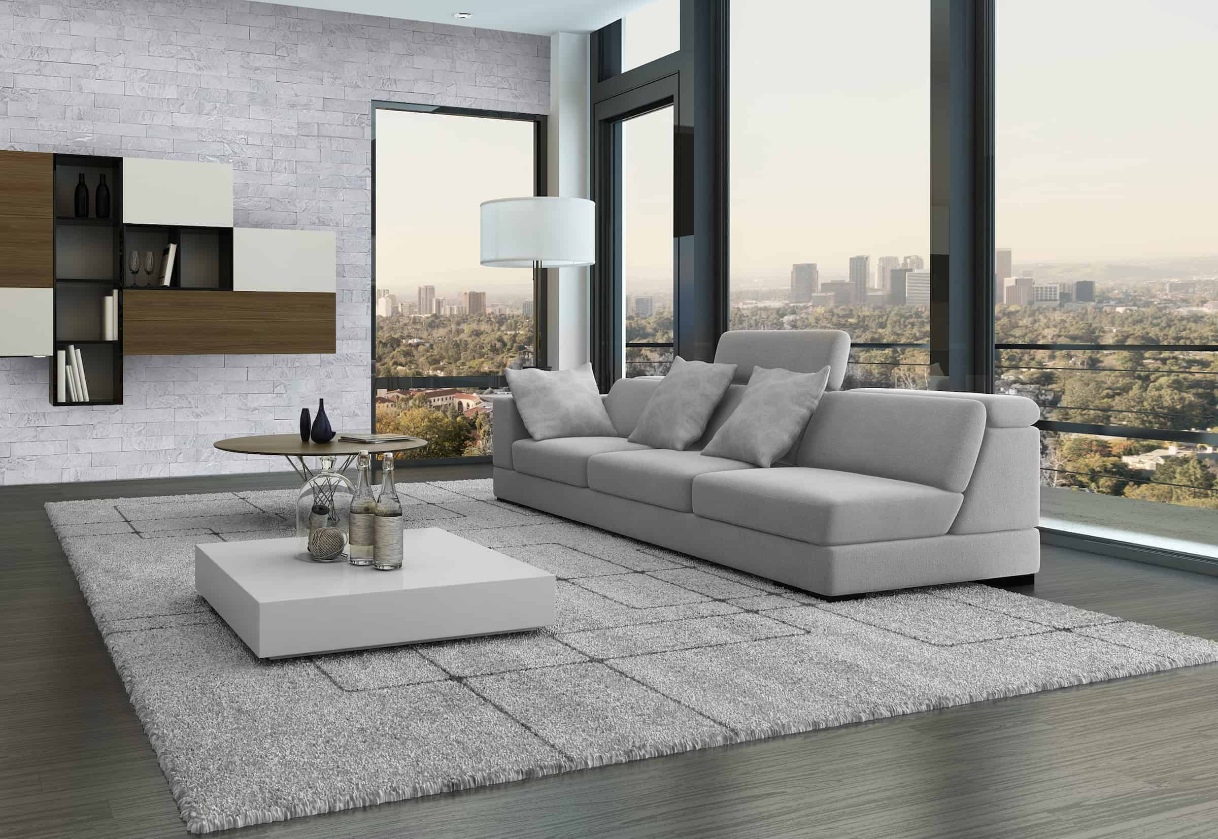 Tempered Leather Tile in Nickel - Realstone Systems