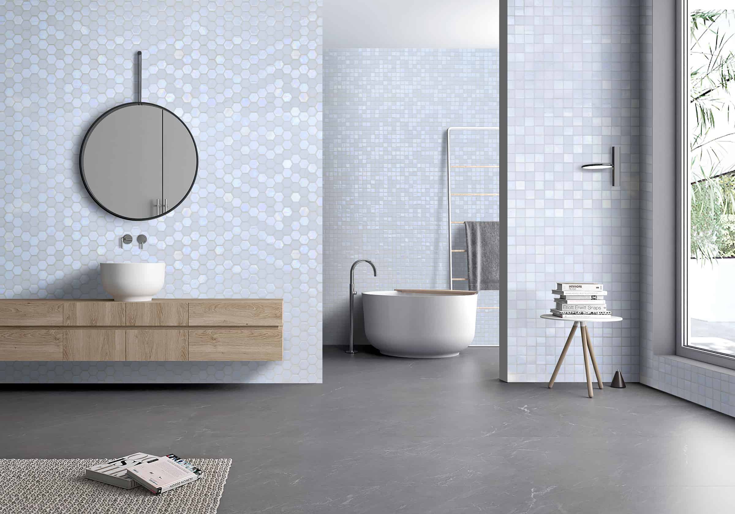 Malta Ice Glass Tile - Realstone Systems