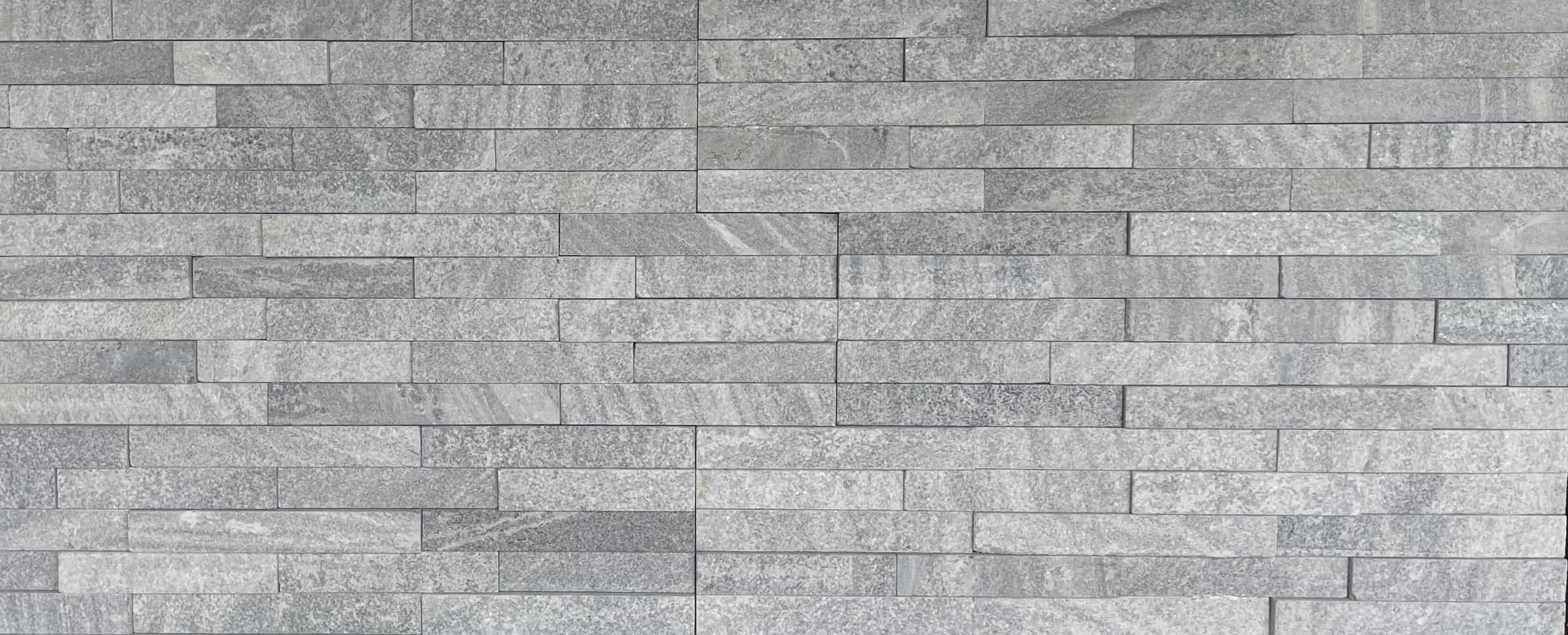 Grey Flamed natural stone panels