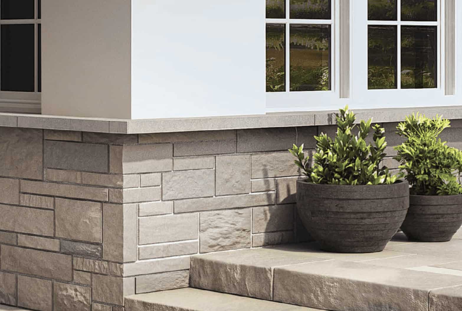 Limestone window sills