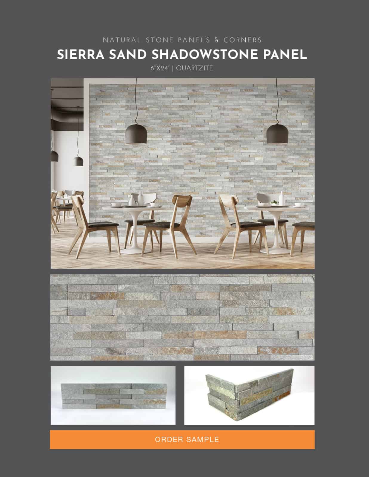 New! Natural Stone Panels and Corners - Realstone Systems